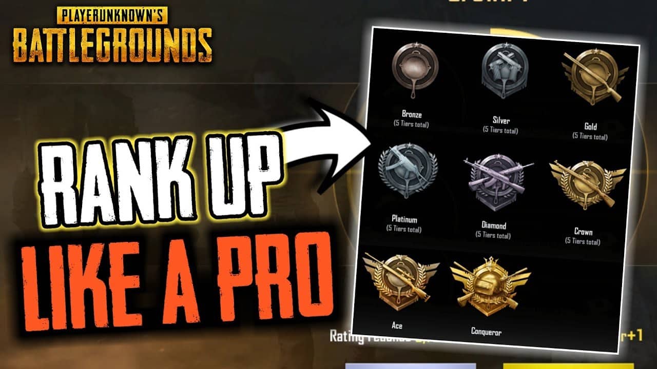 Tips Push Rank PUBGM Dari Rank Bonze Ke Conqueror