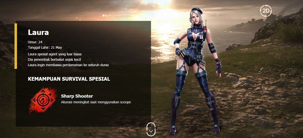 Playing Using Flanker Strategy? Just use Laura's character!