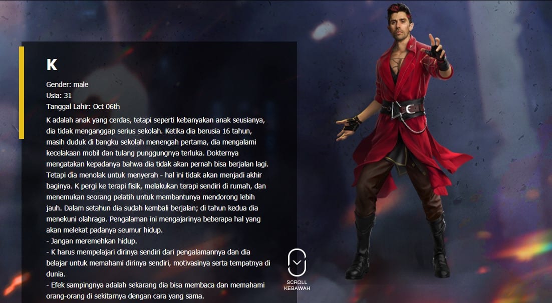 Garena FF Characters Based On Real Life Celebrities
