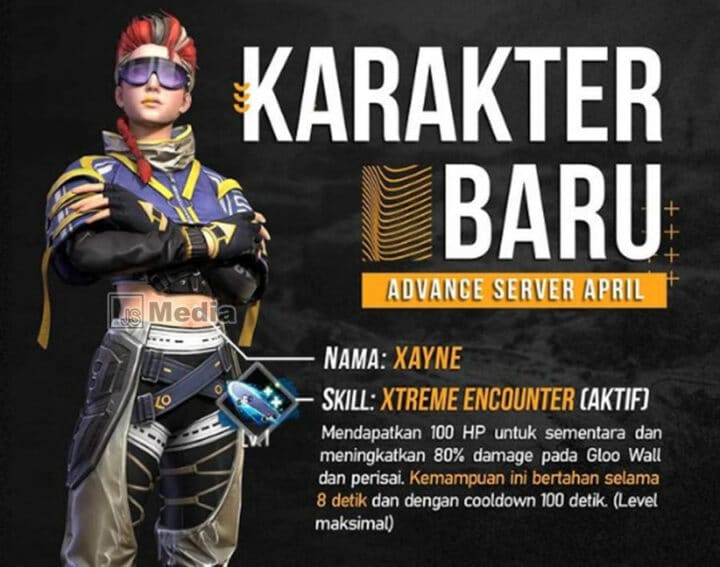 Wow! Karakter Xayne Terbaru di FF Ternyata Perempuan!