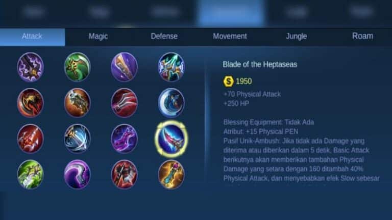 Wajib Tahu! Build Lancelot Mobile Legends Season 20!