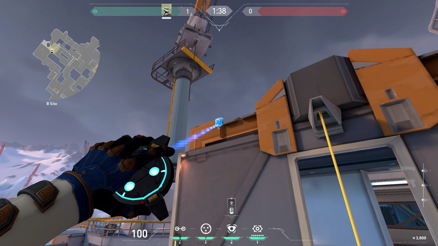 Cypher: Cypher Camera Lineup for Defenders on the Icebox Map!