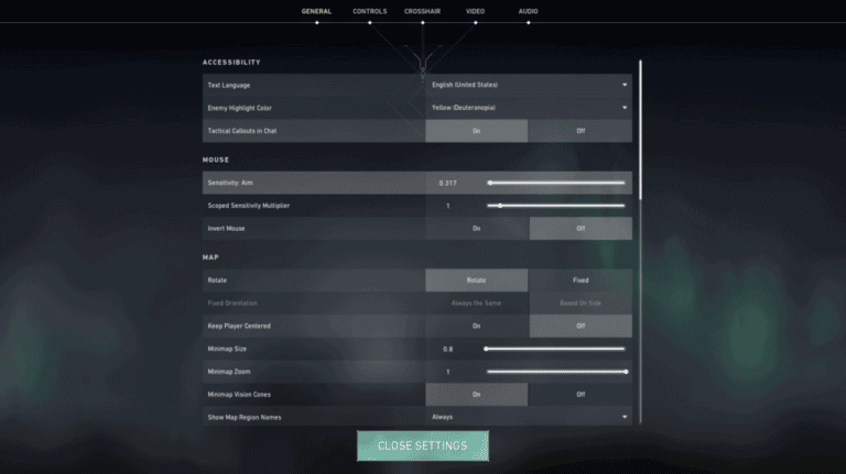 Inilah 3 Settingan Valorant Terbaik: Mouse, Minimap, dan Crosshair Setting