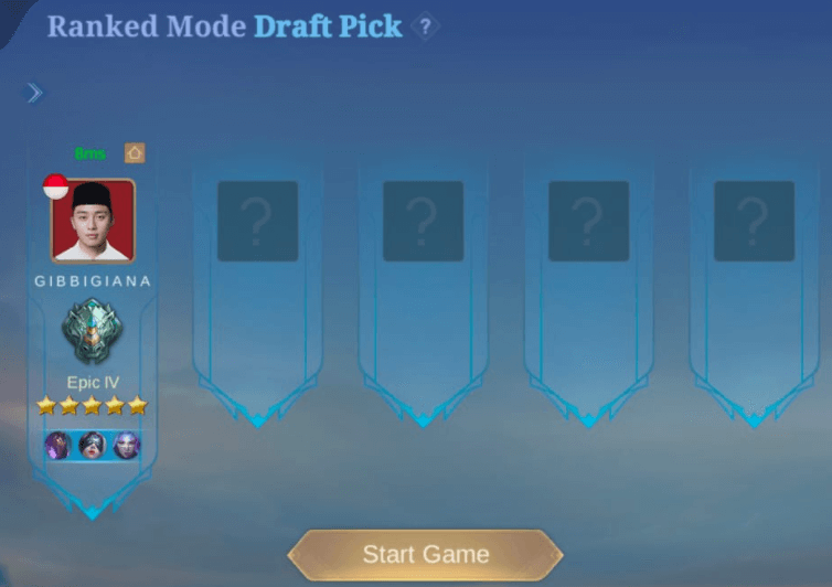 Kemudahan Push Rank Bergantung pada Jumlah Teman Mabar