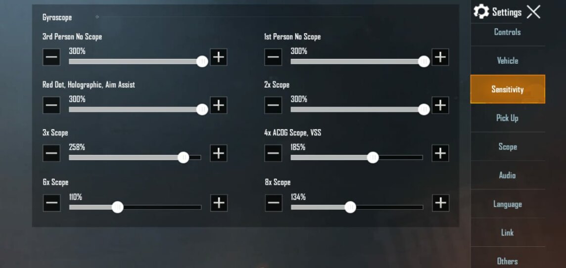 Best PUBG Mobile Giro Sensitivity Settings For Playing Barbarians