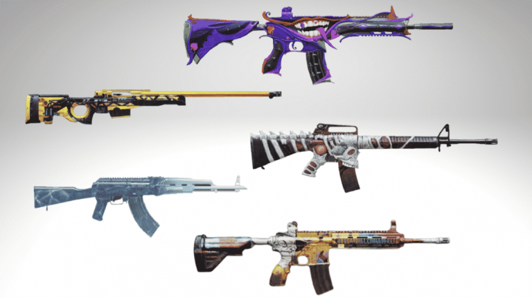 5 Most Rare PUBG Weapon Skins Like Glacier M416