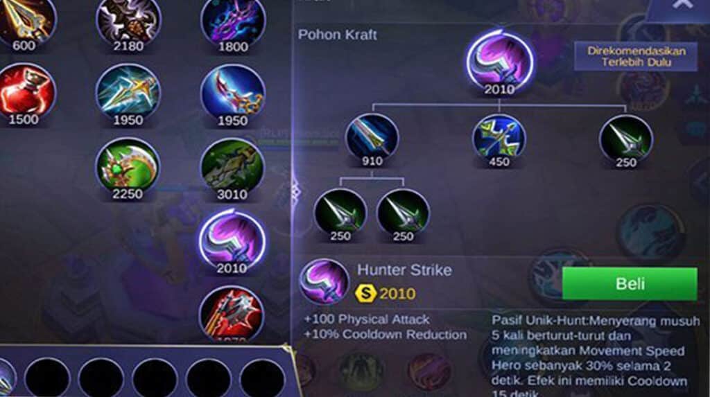 Rekomendasi Build Natalia Tersakit 2022