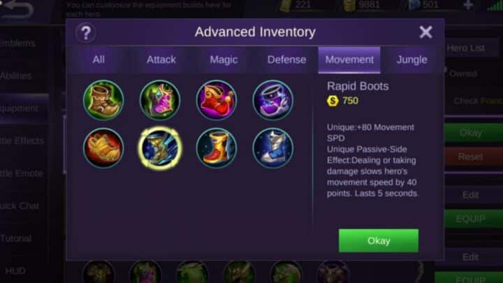 Listen! This is an Explanation of Mobile Legends Shoes and Their Functions