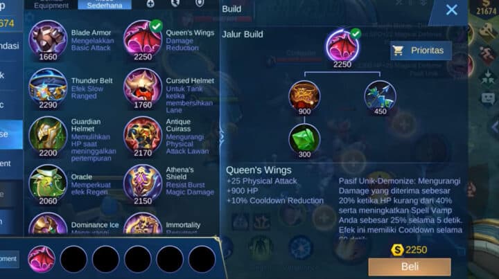 The Painful Alpha Build Item in Mobile Legends 2022, Win Streak!
