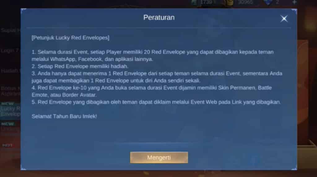 Follow Lucky Red Envelopes Mobile Legends And Get Limited Prizes!