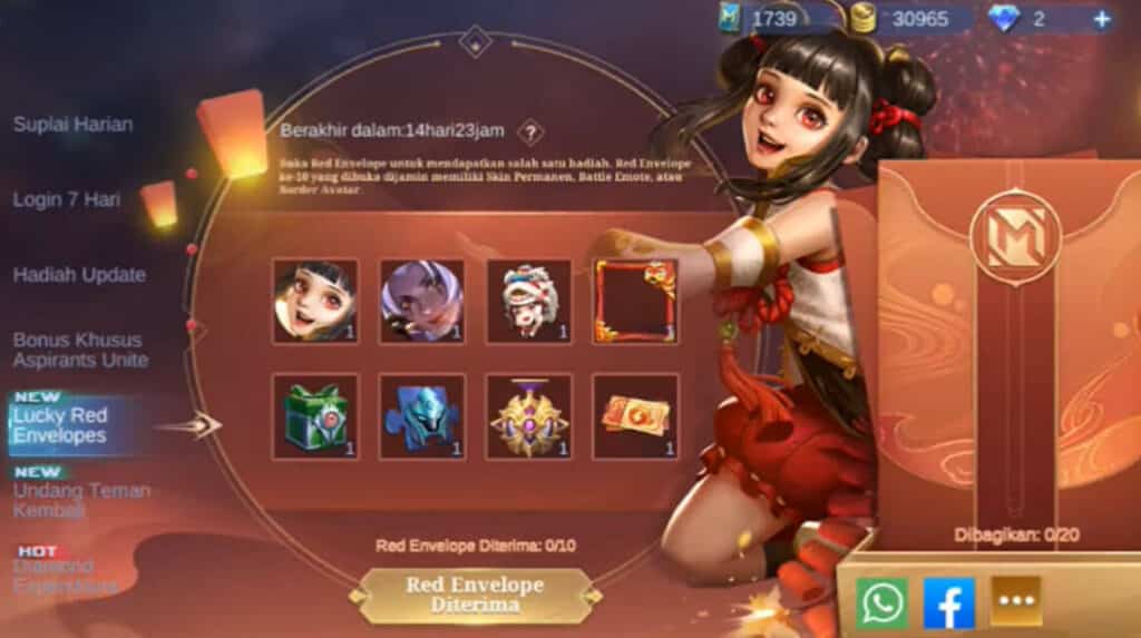 Follow Lucky Red Envelopes Mobile Legends And Get Limited Prizes!