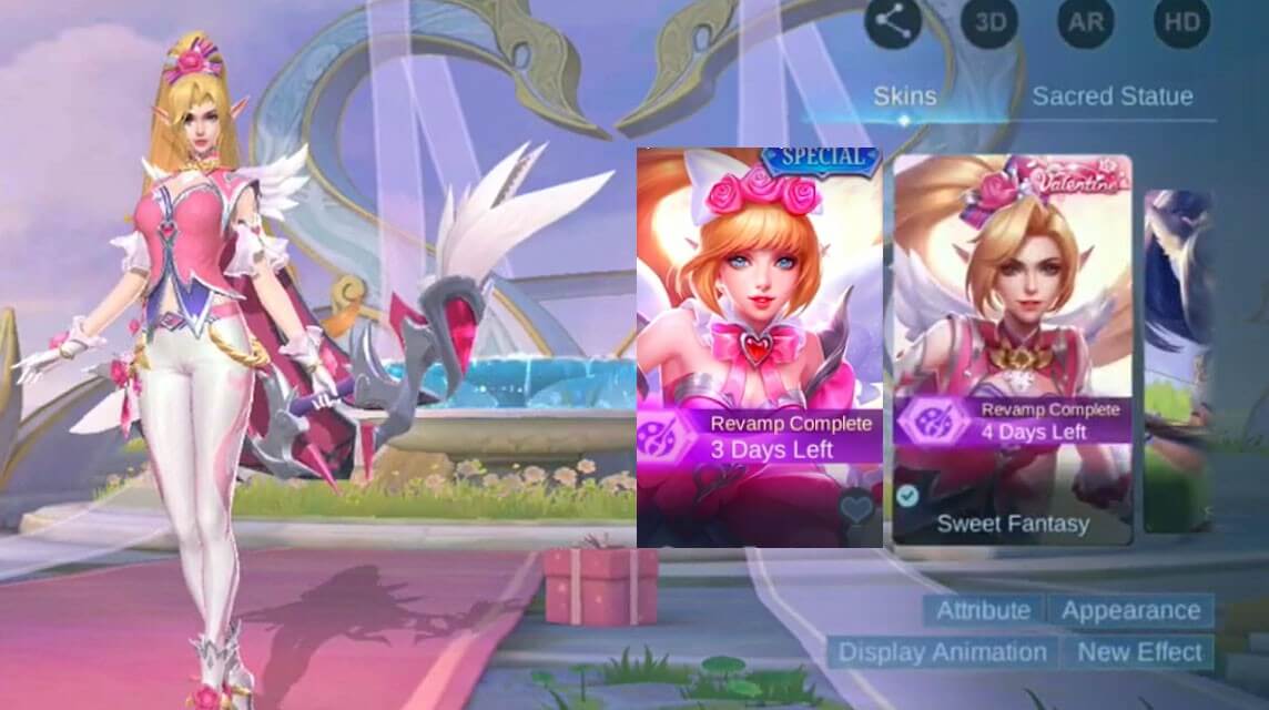 Wow! Revamp Skin Valentine 4 Hero Mobile Legends This Can Make You ...