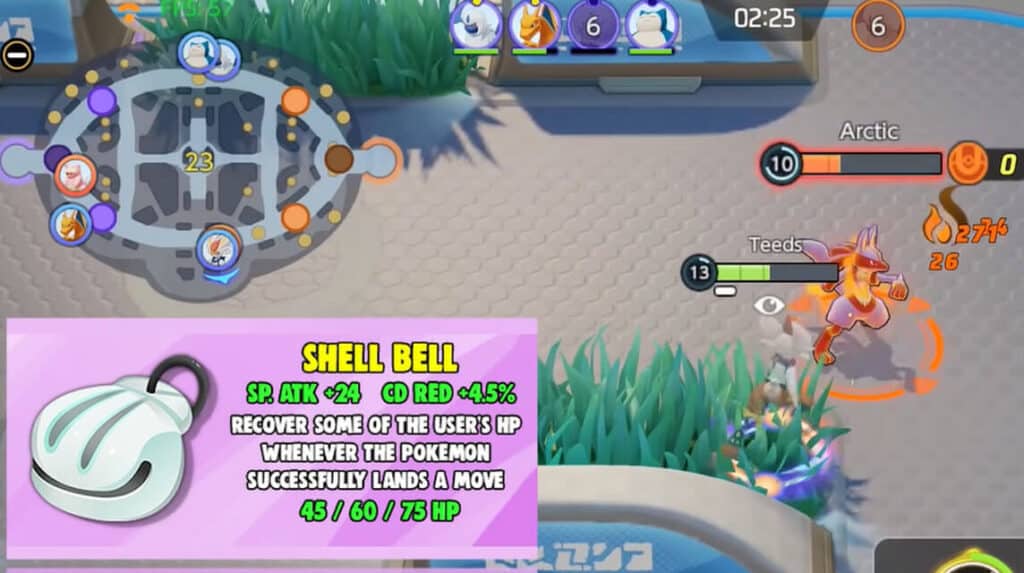 Shell Pokemon Unite Bell, Suitable For Pokemon Sp. Attackers!