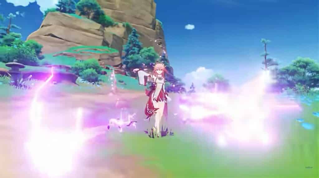 Rekomendasi Build, Artefak, dan Senjata Yae Miko Genshin Impact