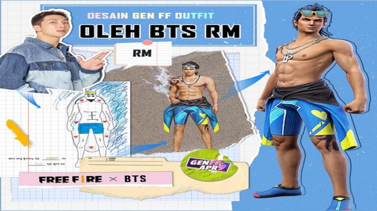 This is how the FF x BTS design looks, there's also a special skin