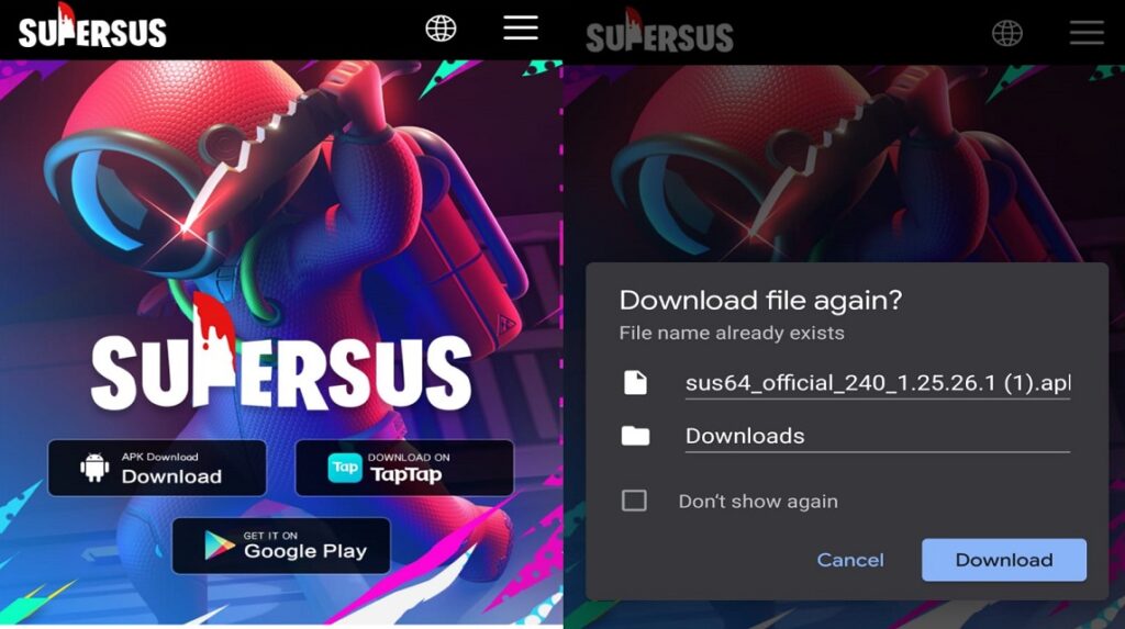 Listen! This is how to download Super Sus easily on your cellphone