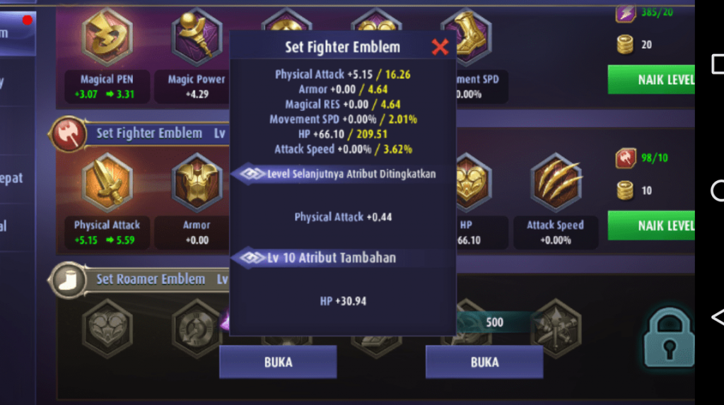 Emblem Mobile Legends Terbaik