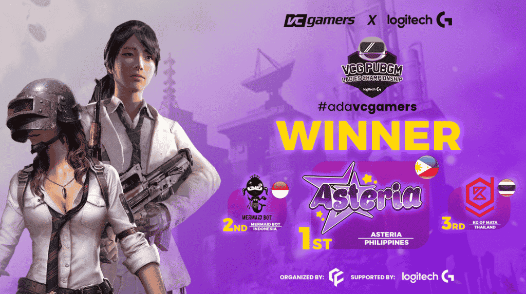 Tim dari Filipina Jadi Juara VCG PUBGM Ladies Championship x Logitech G ...