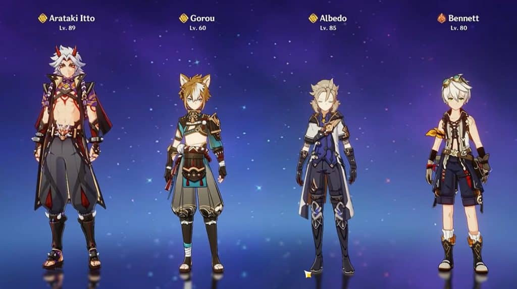 Build Gorou Genshin Impact: Skills, Artifacts, Up to Party