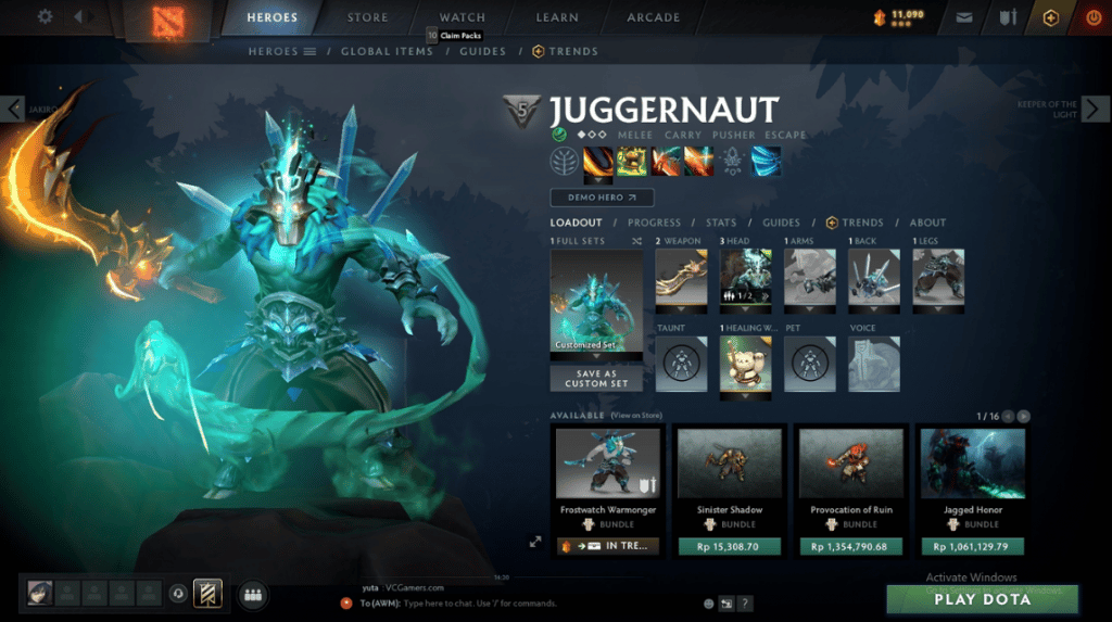 Recommended Build Juggernaut, Free Auto MMR!