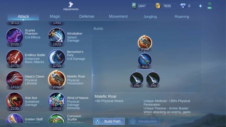 5 Item Build Roger Mobile Legends Tersakit Untuk September 2022