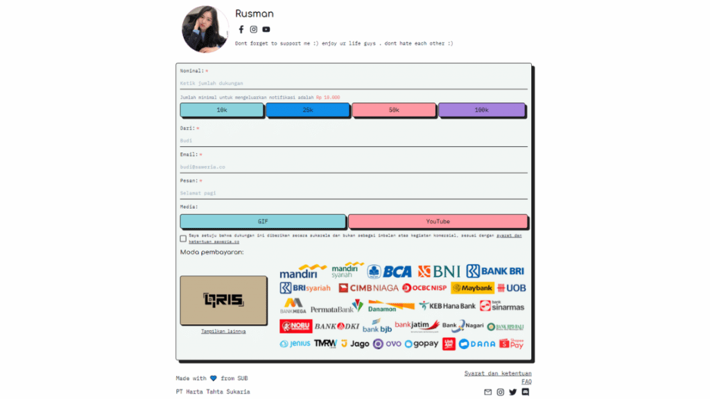 How to Use Saweria to Support Your Favorite Streamers!