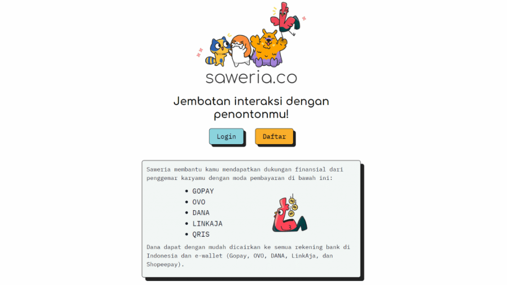 Cara Menggunakan Saweria untuk Mendukung Streamer Favorit!