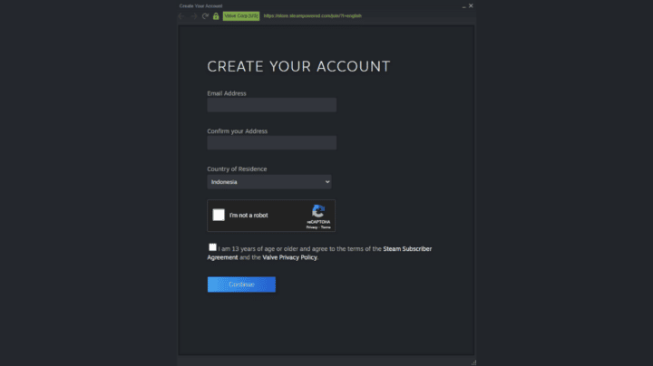 How to Create a Steam Account, Very Easy!