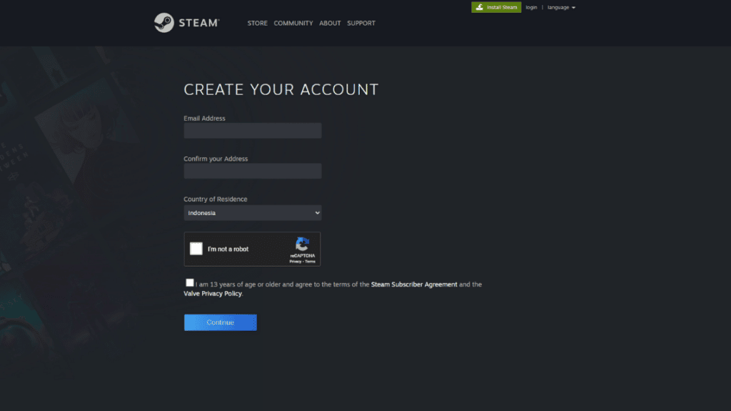How to Create a Steam Account, Very Easy!