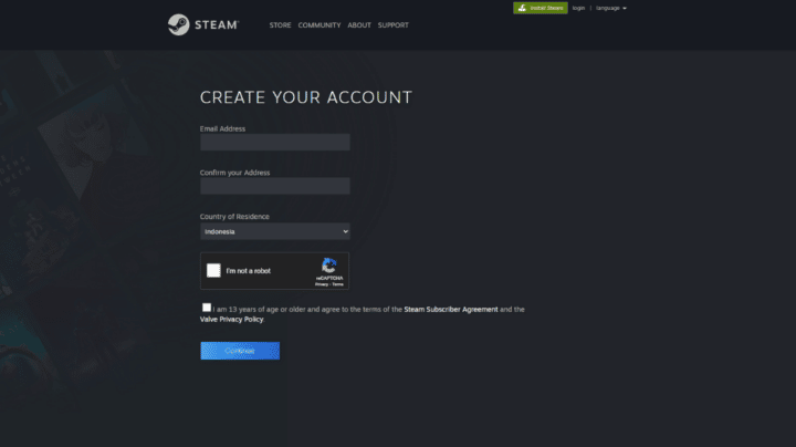 How to Create a Steam Account, Very Easy!