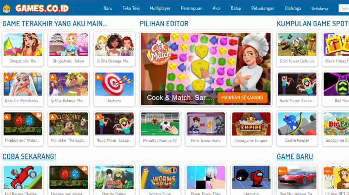 Kumpulan Game Web Indo yang Bisa Dimainkan Tanpa Download!