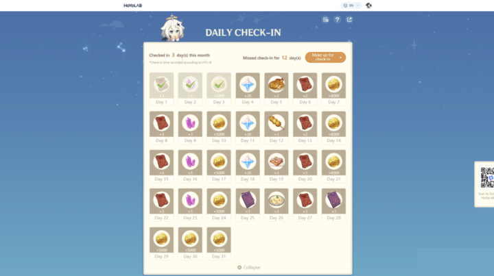 Genshin Impact Daily Check In, Don't Forget to Take the Prize!