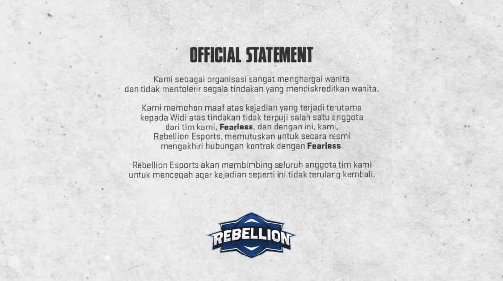 Fearless RBL Profile Suspected of Harassment