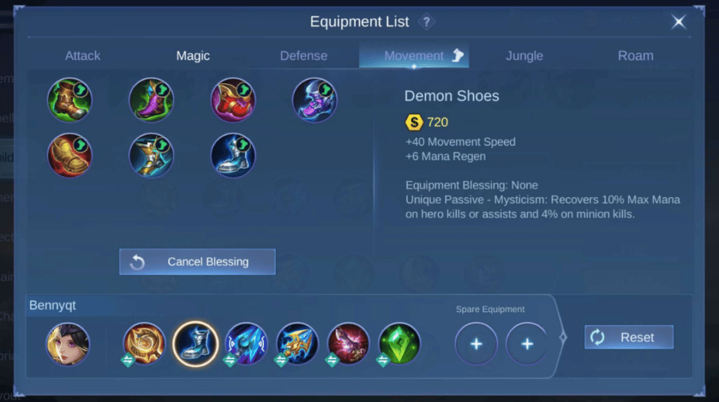 Build Lunox Ala Bennyqt, Sang Final MVP M4 World Championship