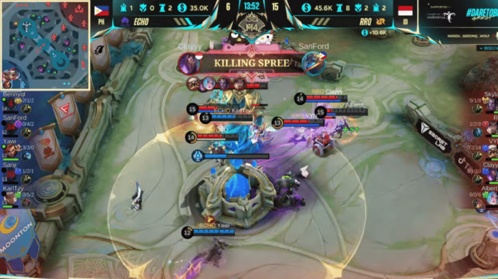 Hasil Pertandingan ECHO vs RRQ Hoshi Lower Bracket Final M4