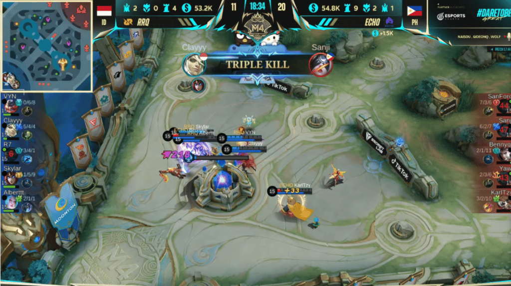 Results of the Match ECHO vs RRQ Hoshi Lower Bracket Final M4