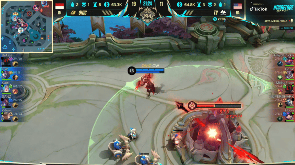 ONIC Esports vs The Valley M4 Mobile Legends Match Results