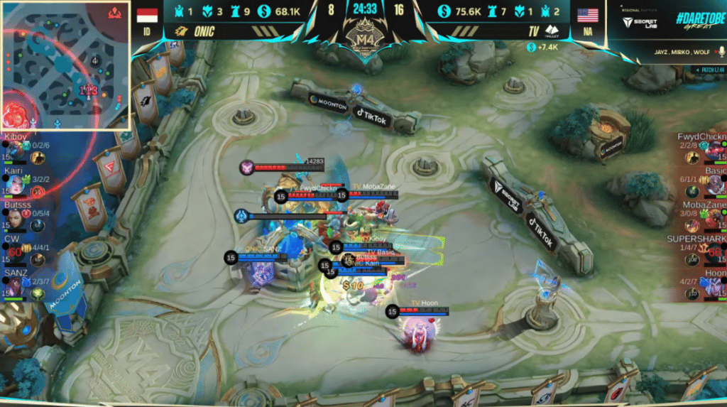 ONIC Esports vs The Valley M4 Mobile Legends Match Results