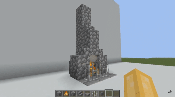 How to Make a Minecraft Fireplace, So Cool!