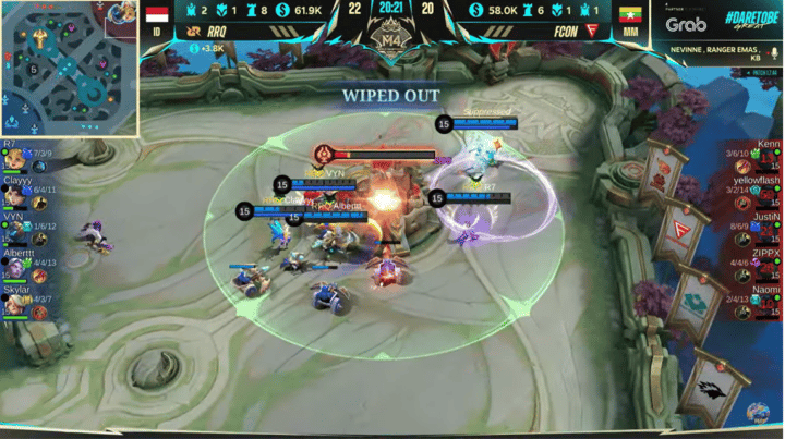 Hasil Pertandingan RRQ Hoshi vs Falcon Esports di M4 Mobile Legends