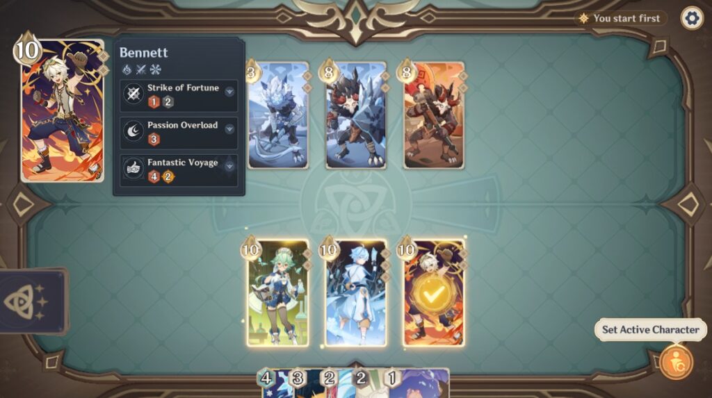 Genius Invocation TCG, Playing Cards A la Genshin Impact!