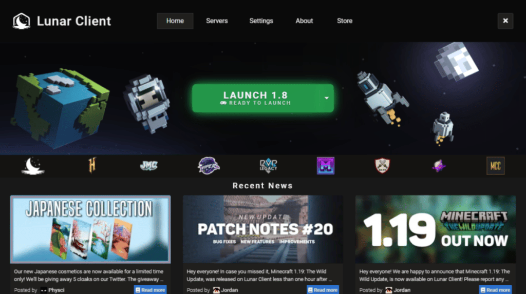 Minecraft Lunar Client を使用する利点
