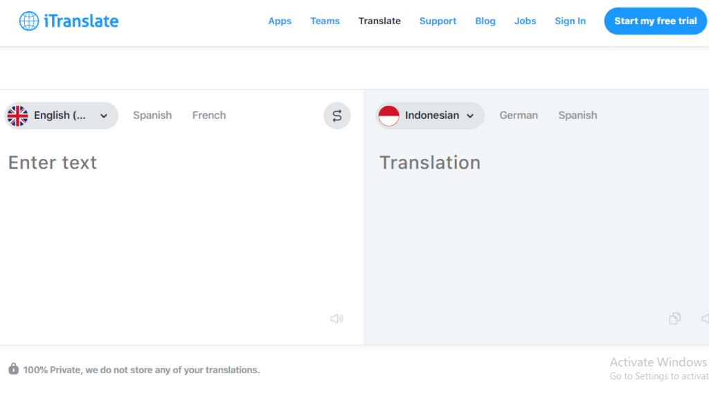15+ Google Translate Websites English Indonesian and Vice Versa