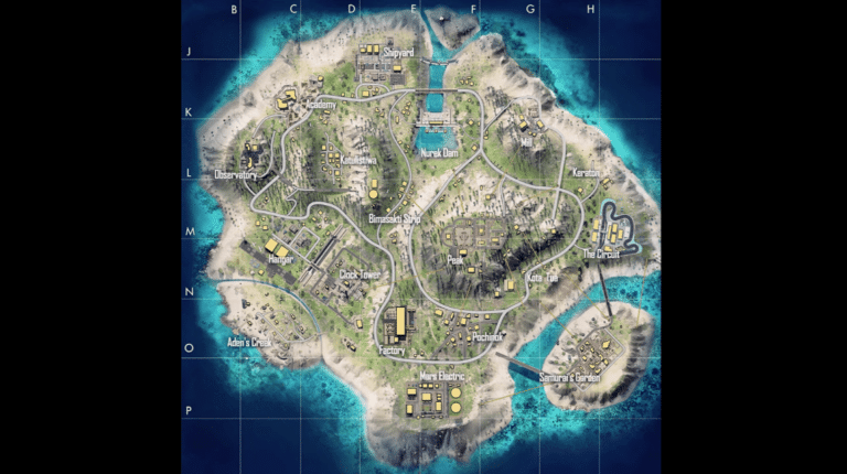 The Area of All Free Fire Maps You Should Know