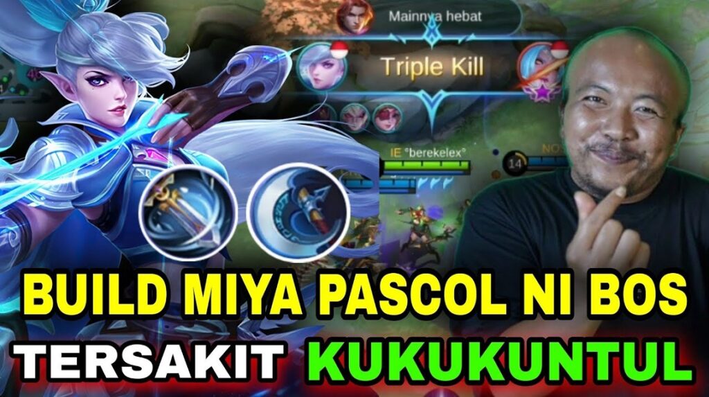 Build Recommendations for Miya Pascol Mobile Legends, Really Use It!